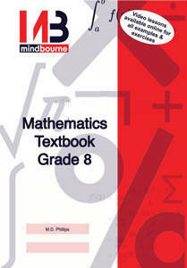 Grade 8 Mindbourne Mathematics Textbook (IEB & DBE)