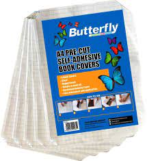 A4 Pre-Cut Clear Self-Adhesive Book Cover